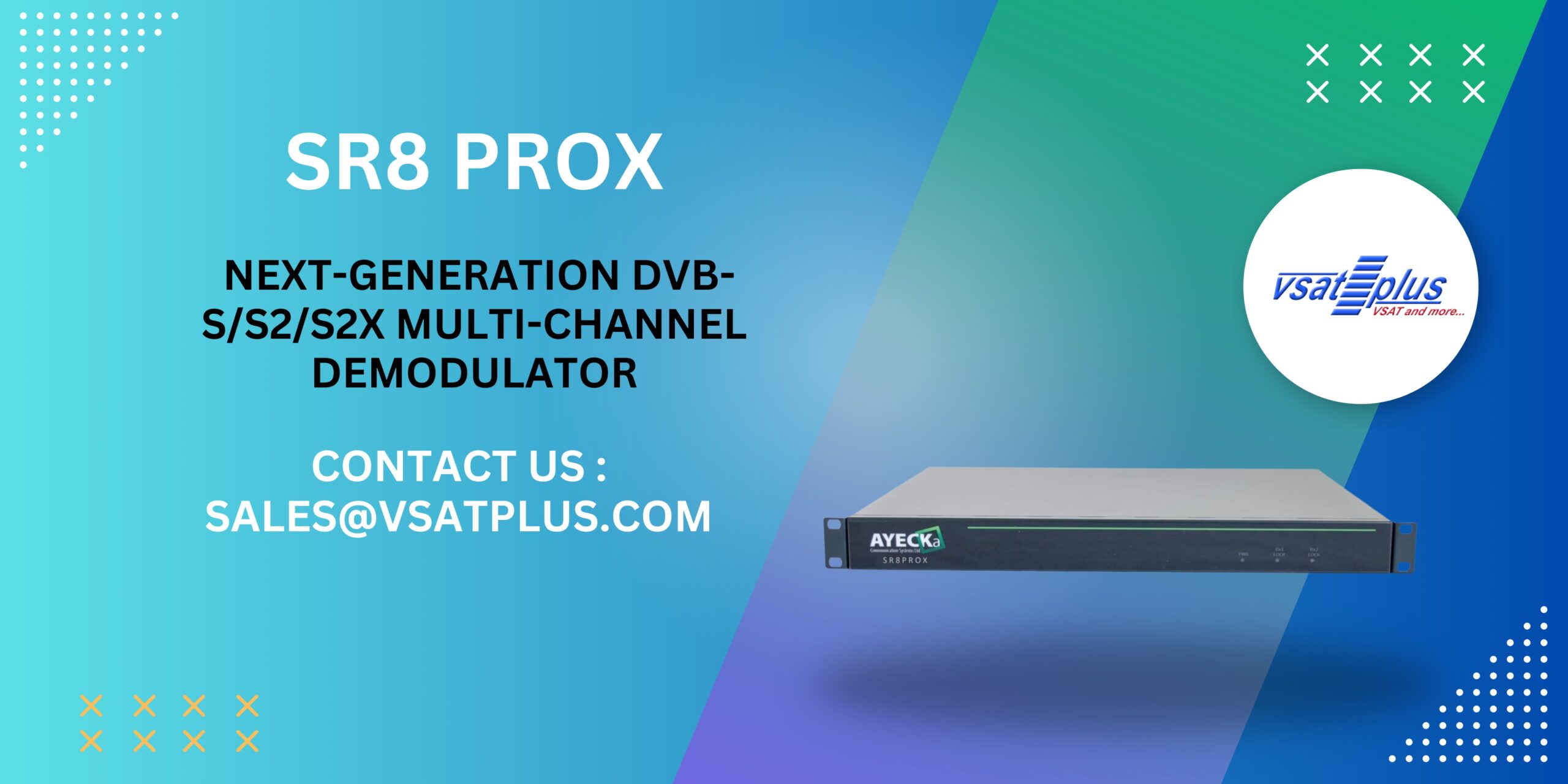 SR8 ProX | Next-Generation DVB-S/S2/S2X Multi-Channel Demodulator ...